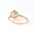 Bezel Set Filigree Engagement Ring #3102-6 - Leigh Jay