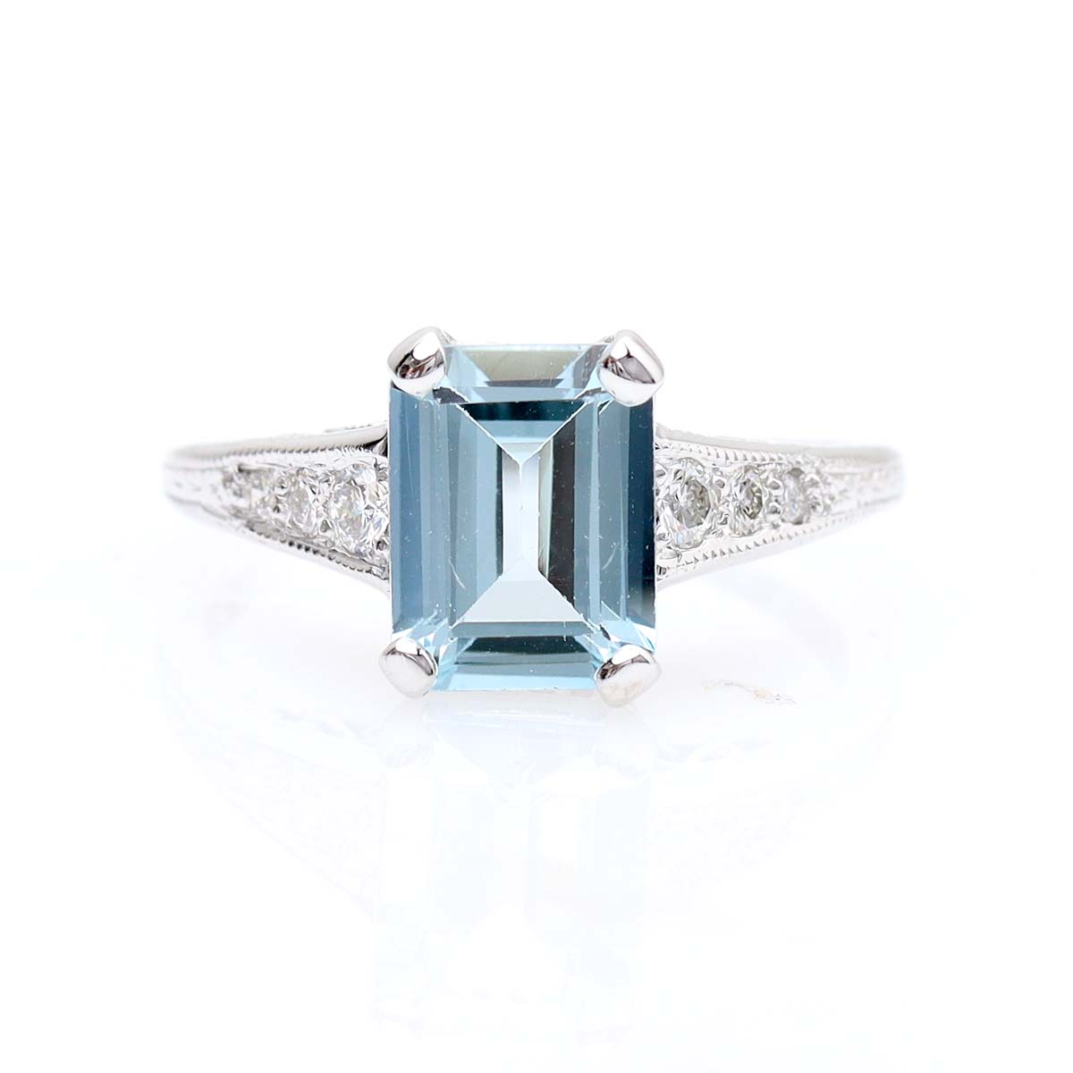 The Lois Art Déco Reproduction Engagement Ring #1106A