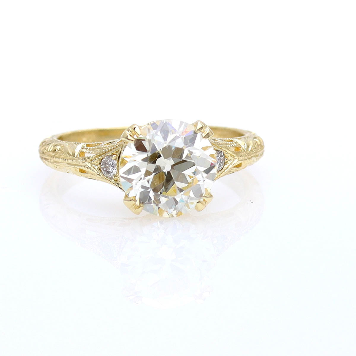 The Melayna Engagement Ring #3257-4 - Leigh Jay